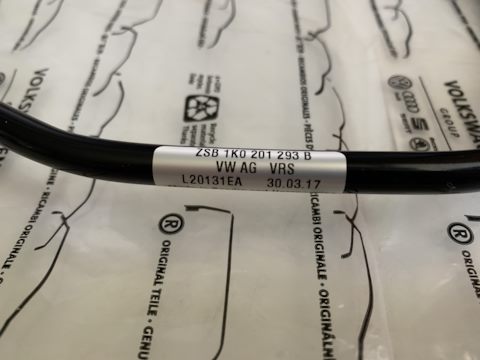 1K0201293B Трубка топливная VAG | Запчасти на DRIVE2