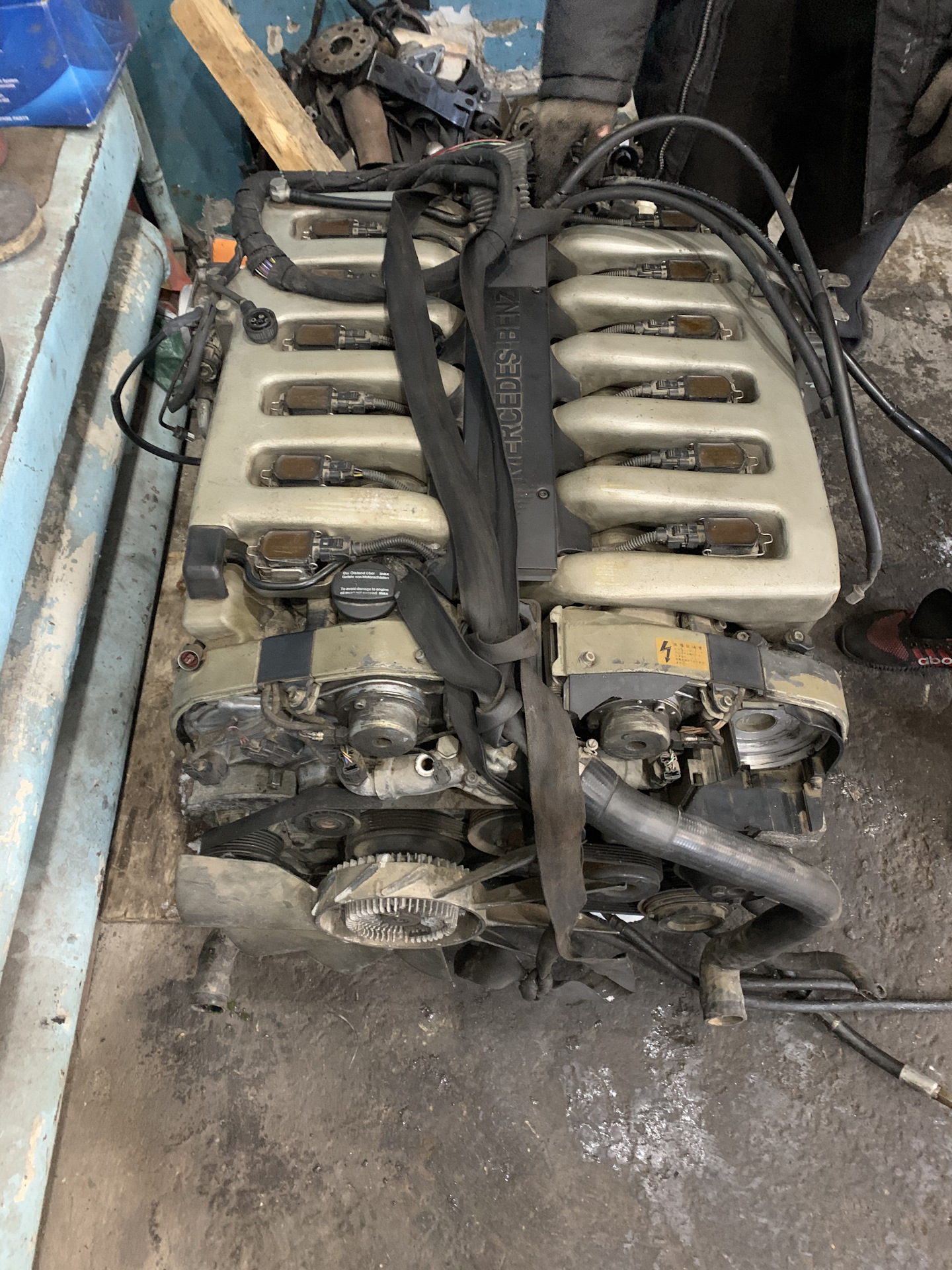 Свап m120 v12 — Mercedes-Benz E-Class (W124), 4,2 л, 1994 года | тюнинг ...