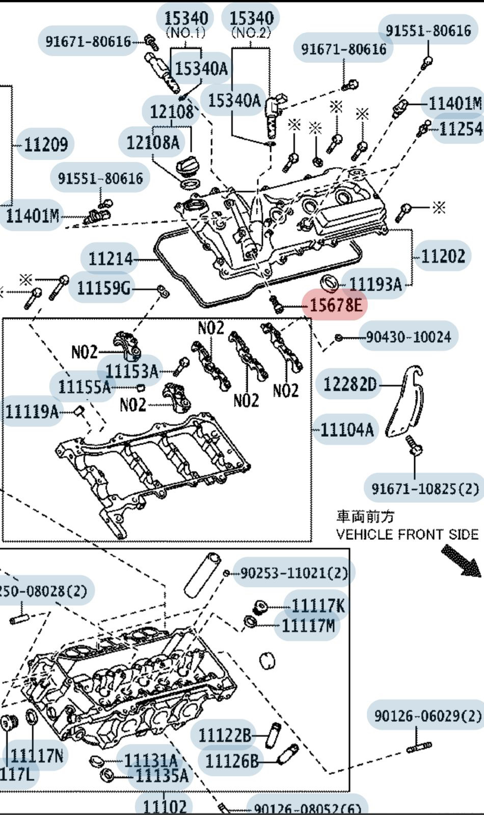 Замена фильтров муфты VVT i и клапана PCV 2gr-fe — Toyota Camry (XV50 ...
