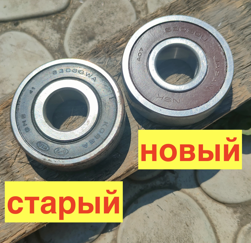 Ролики приводного ремня — Hyundai Grand Starex, 2,5 л, 2014 года ...