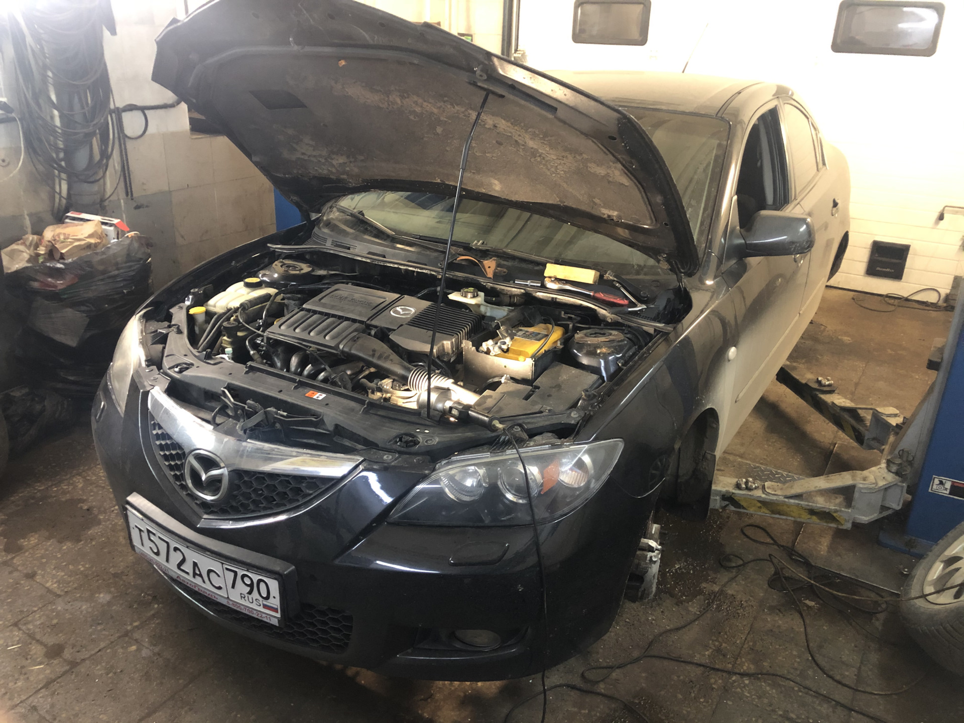 «Коротко» о ТО — Mazda 3 (1G) BK, 1,6 л, 2007 года | визит на сервис ...