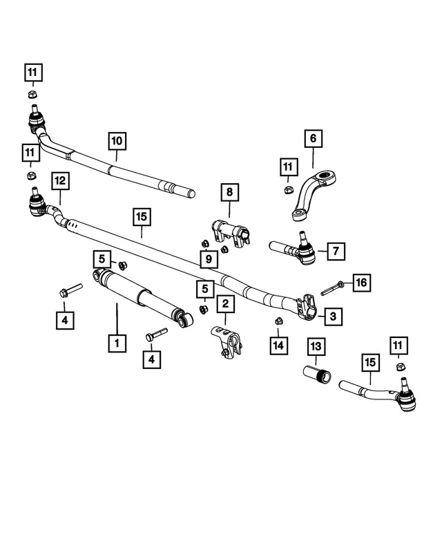 52060052AF Наконечник рулевой тяги CHRYSLER | Запчасти на DRIVE2