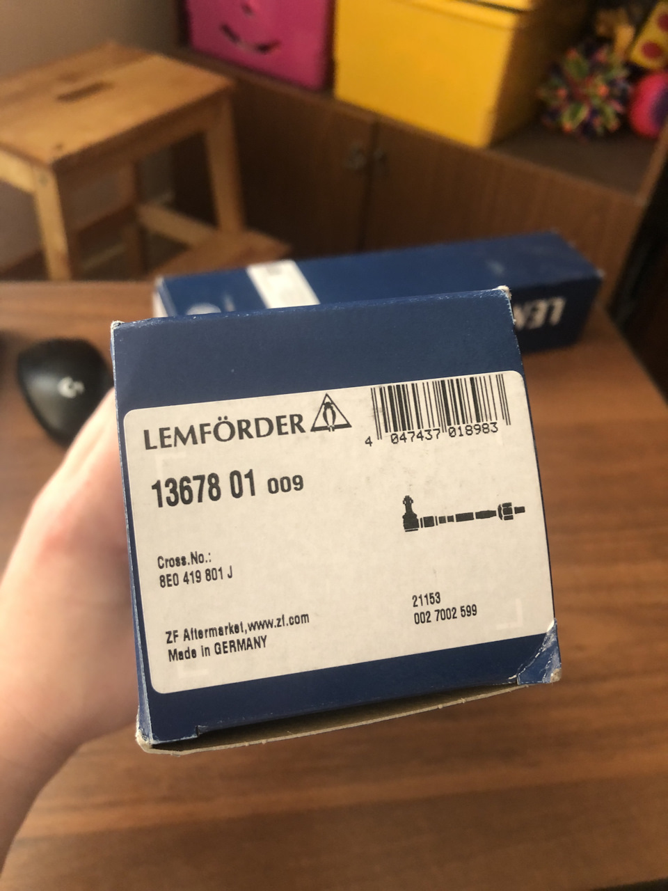 1367801 Поперечная рулевая тяга LEMFORDER | Запчасти на DRIVE2