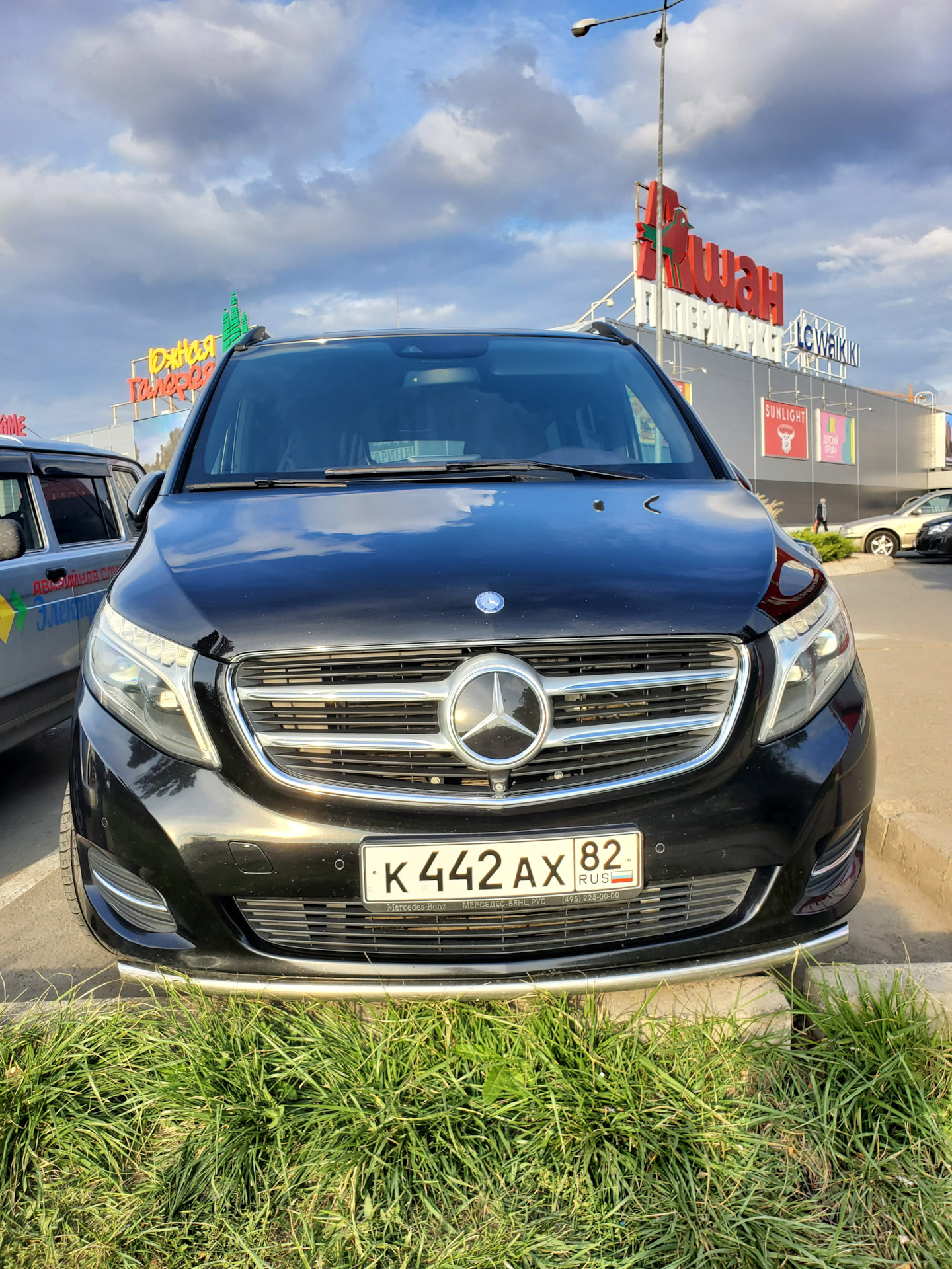 Наконец получил номера — Mercedes-Benz V-Class (W447), 2,1 л, 2016 года ...