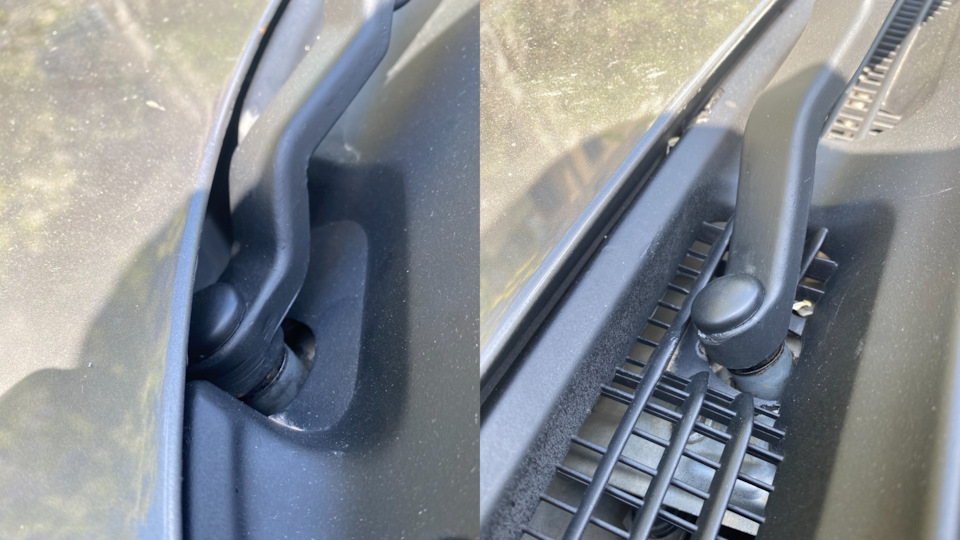 Заглушки поводводков дворников — Volvo V40 (1G), 1,8 л, 1999 года ...