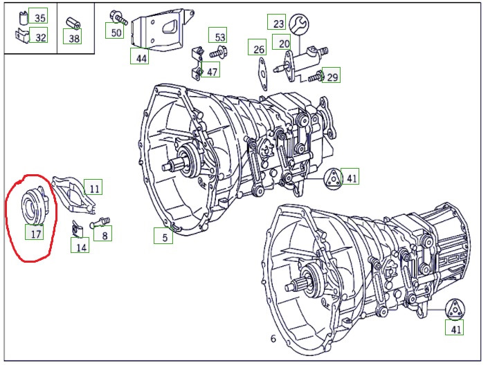 Замена сальников и по мелочи — Mercedes-Benz SLK (R170), 2,3 л, 1997 ...
