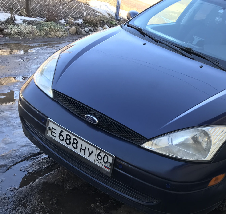 Установили передний парктроник 😊 — Ford Focus Hatchback I, 1,6 л, 2000 ...