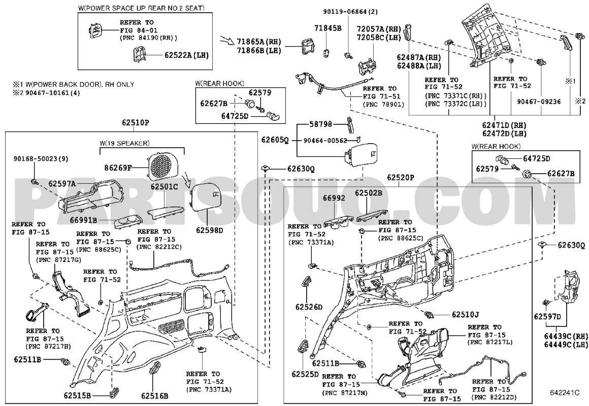 Нашел номер вентиляционного отверстия на задней панели — Lexus LX ...