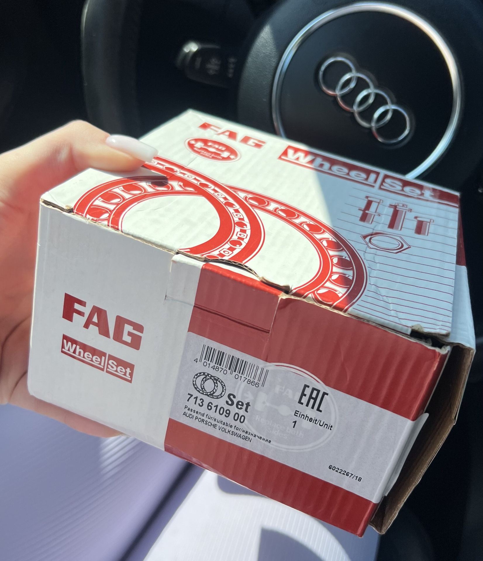 Замена ступичного подшипника — Audi A5 Sportback (1G), 2 л, 2012 года ...