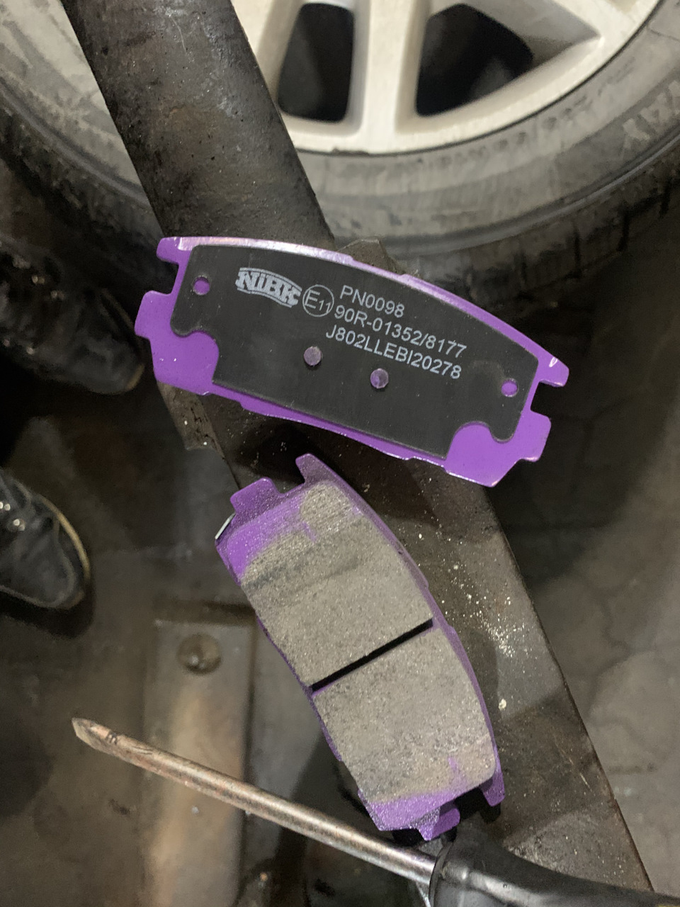 PN0098 Тормозные колодки (дисковые), задние NIBK | Запчасти на DRIVE2