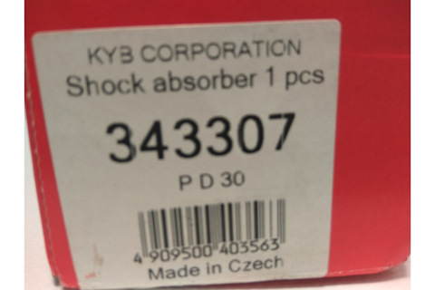 343307 Амортизатор задний (левый/правый). Серия Excel-G KYB | Запчасти ...