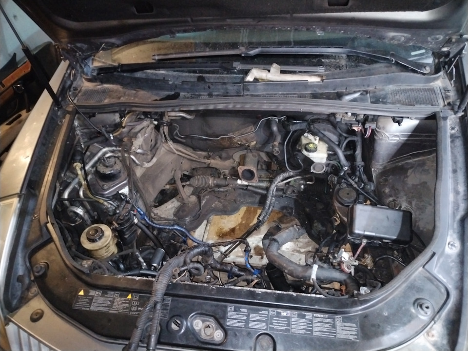 Отчет о ремонте двигателя G9T 702 — Renault Vel Satis, 2,2 л, 2005 года ...