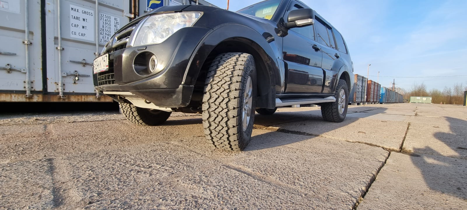 Установил 33 шины CST Sahara AT2 285/70R17LT. — Mitsubishi Pajero (4G ...