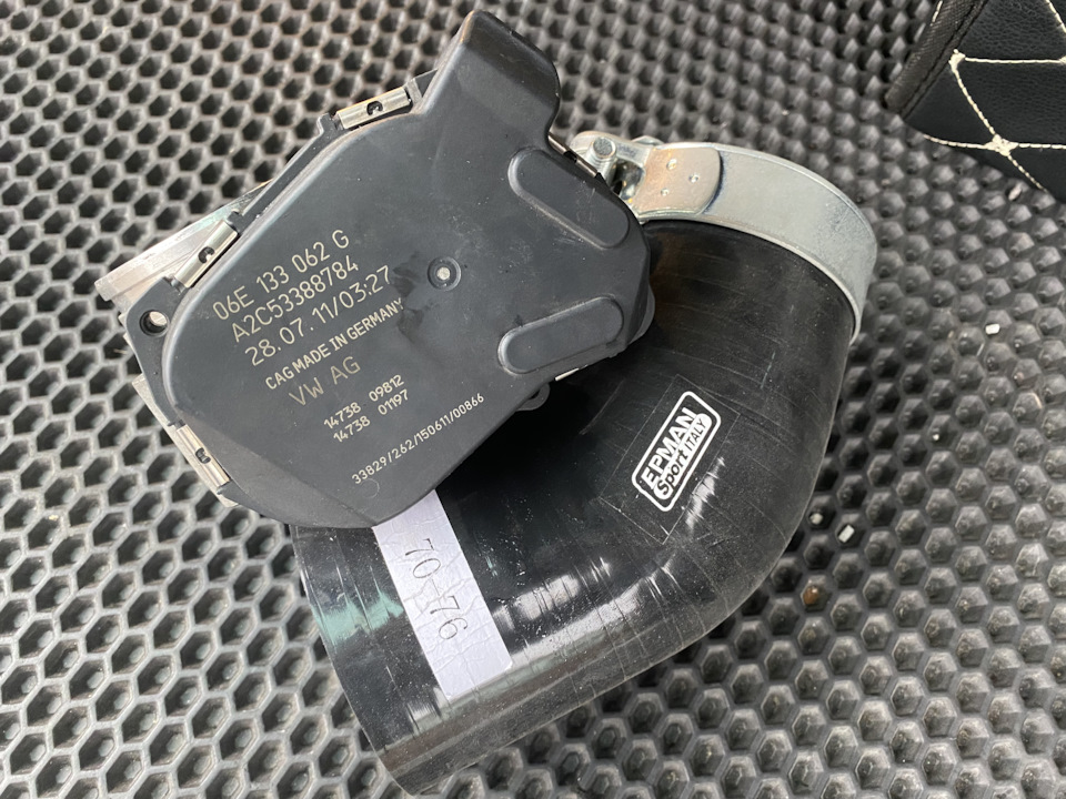 Тюнинг.Дроссельная заслонка 68 мм — Volkswagen Tiguan (1G), 2 л, 2015 ...