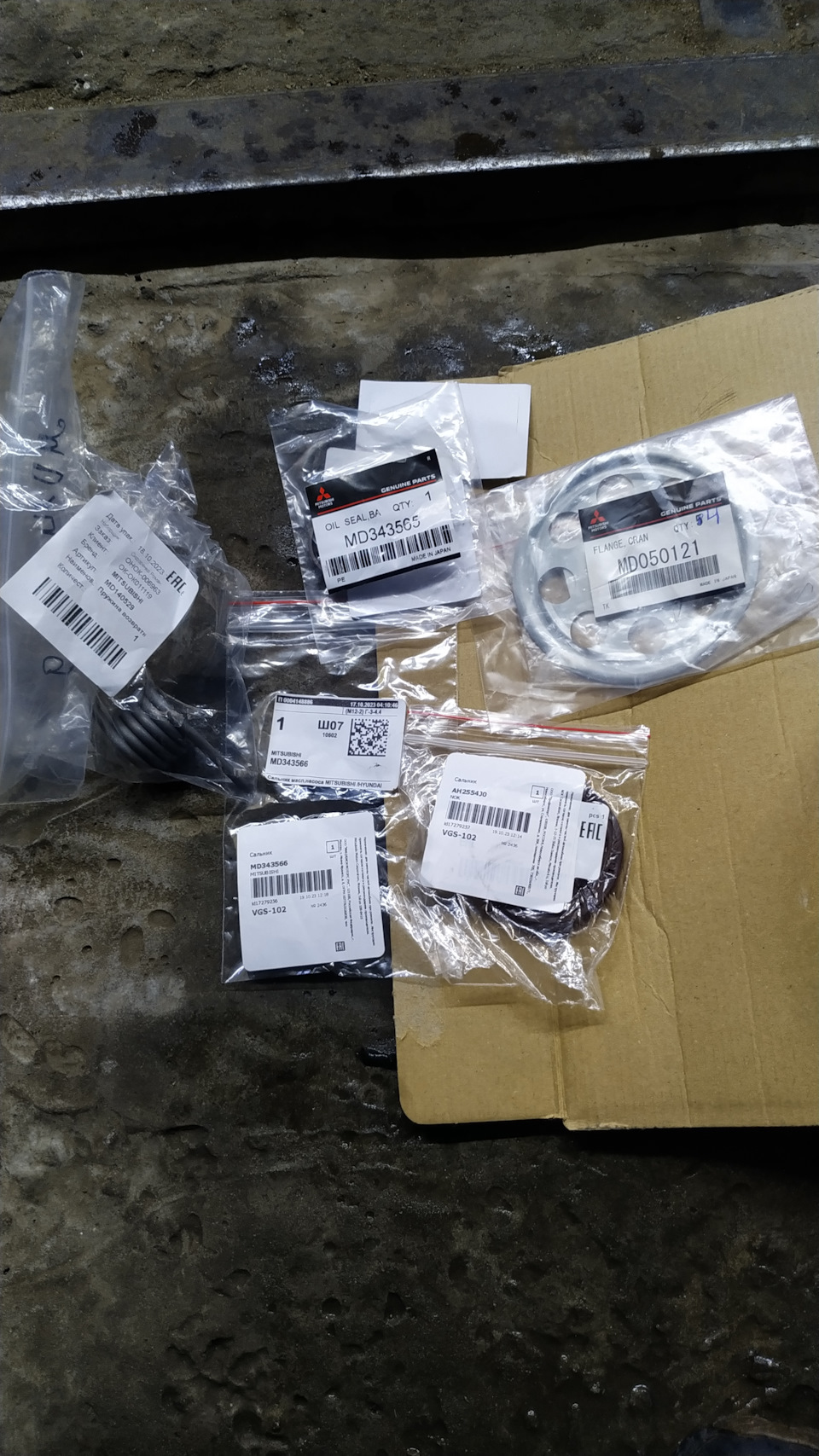 Замена ГРМ — Mitsubishi L200 (3G), 2,5 л, 2005 года | своими руками ...