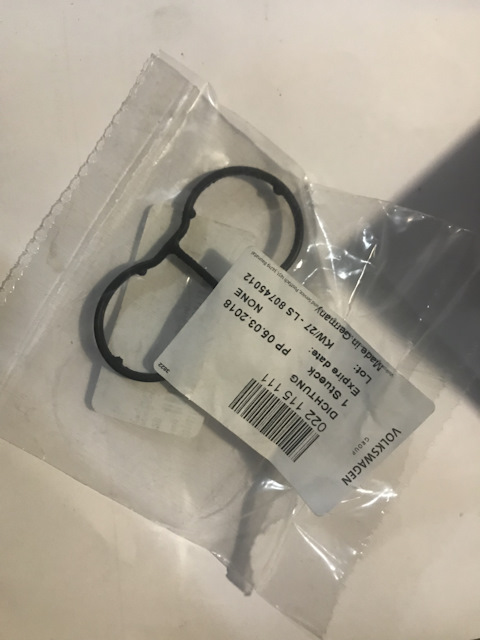 022115111 Прокладка масляного фильтра VAG | Запчасти на DRIVE2