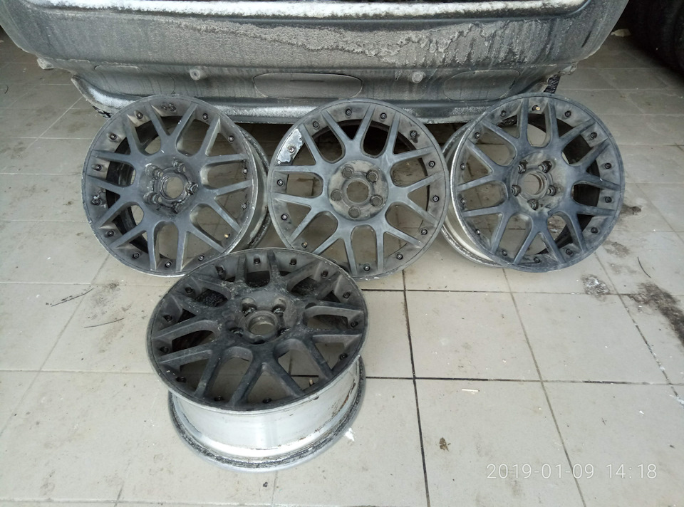 Востановил диски bbs rs 800 madras — Volkswagen Passat Variant (B5), 1 ...