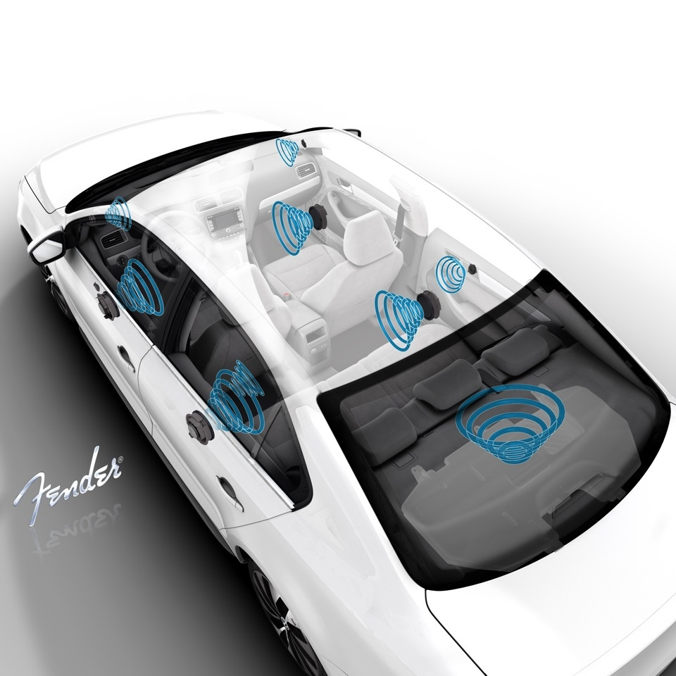 Установка Fender Premium Audio — Volkswagen Jetta VI, 2 л, 2014 года ...