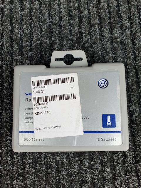 5Q0698137 комплект секреток VAG | Запчасти на DRIVE2