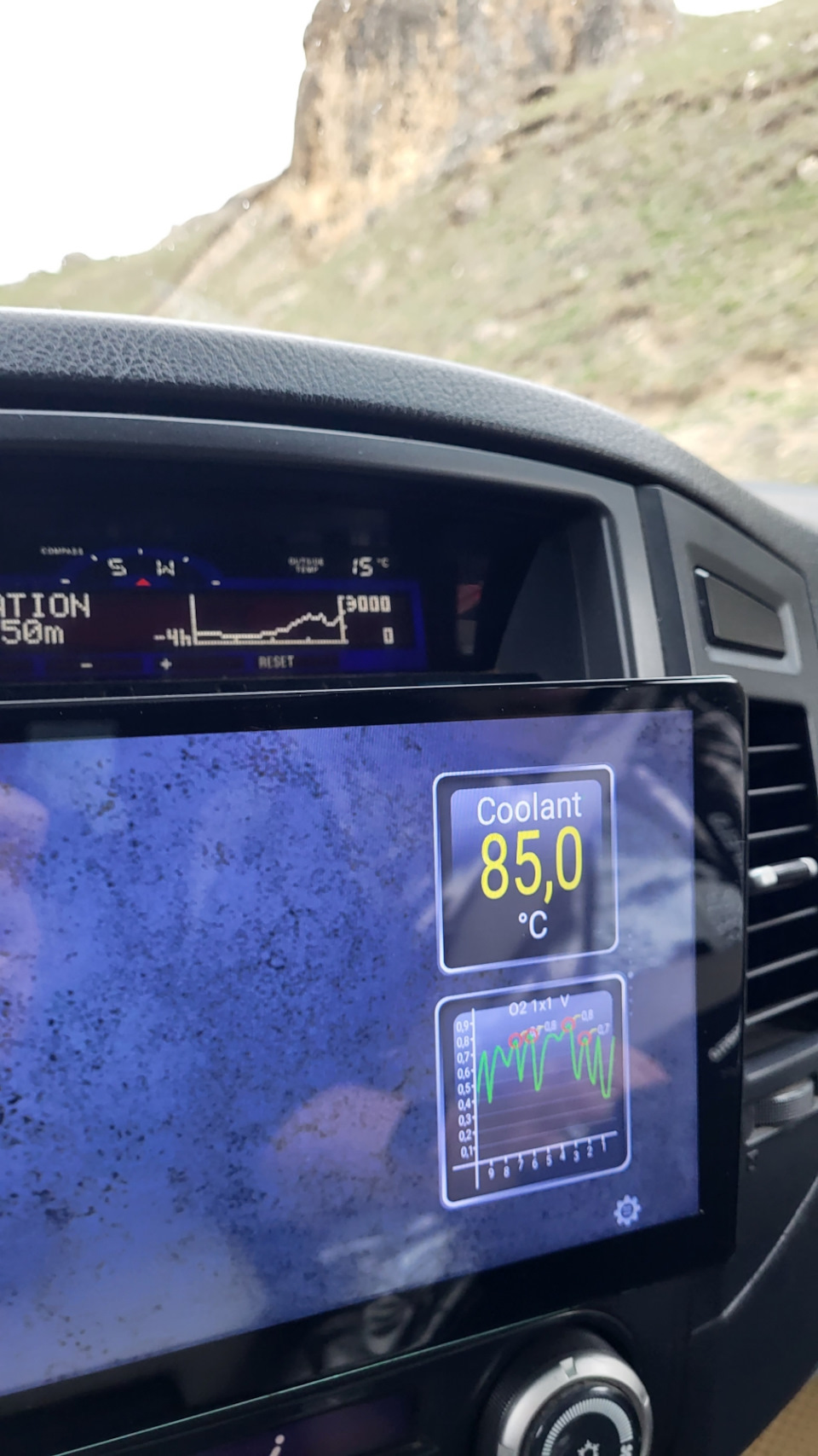 Борьба за живучесть 3.0ка в горах. — Mitsubishi Pajero (4G), 3 л, 2008 ...