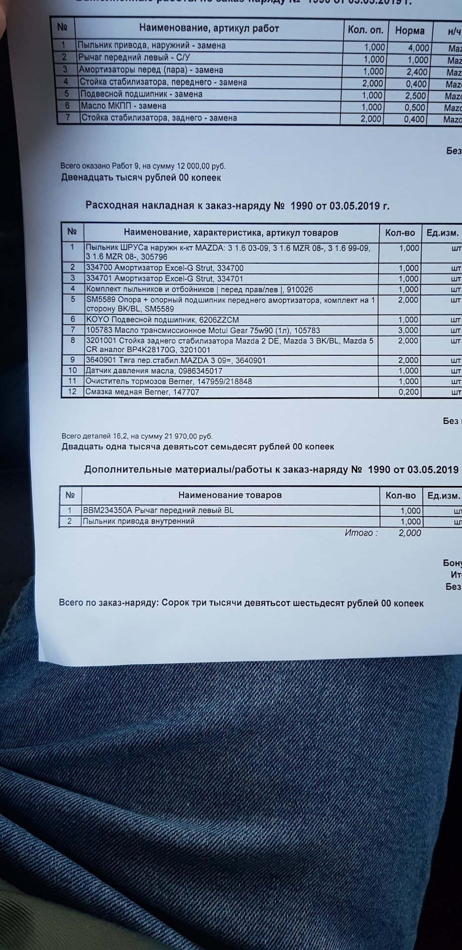 Весеннее ТО по подвеске — Mazda 3 (2G) BL, 1,6 л, 2012 года | визит на ...