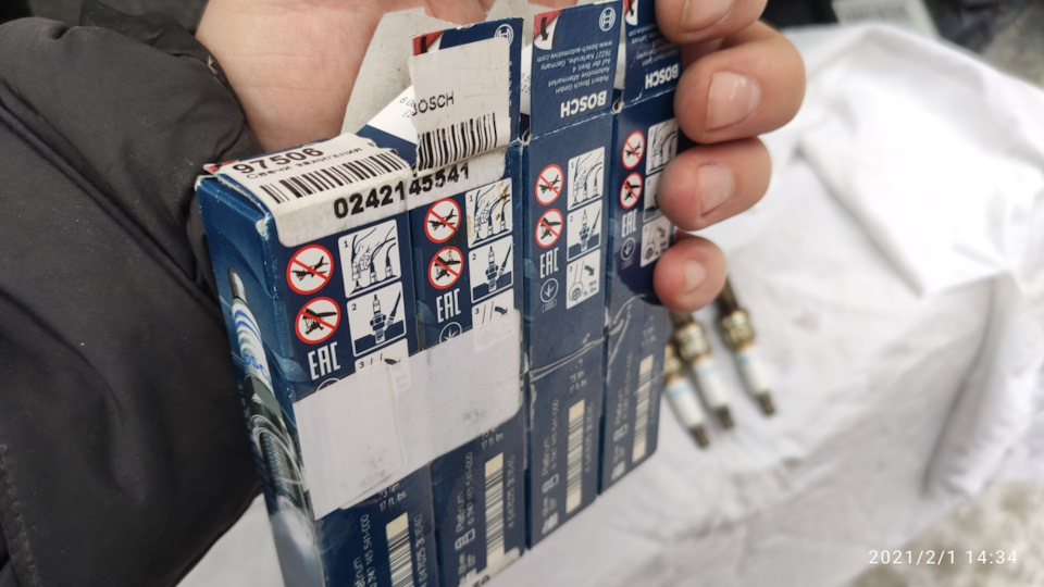 0242145541 Свеча зажигания BOSCH | Запчасти на DRIVE2