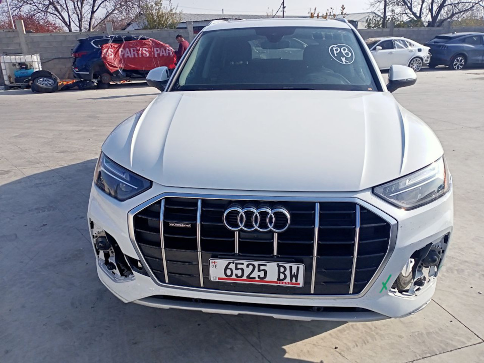 Ремонт американского битка AUDI Q5 — Audi Q5 (2G), 2 л, 2021 года ...