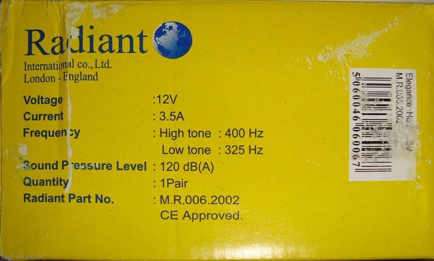 ★35. Сигналы Radiant Elegance Horns — Nissan Teana (J32), 2,5 л, 2012 ...