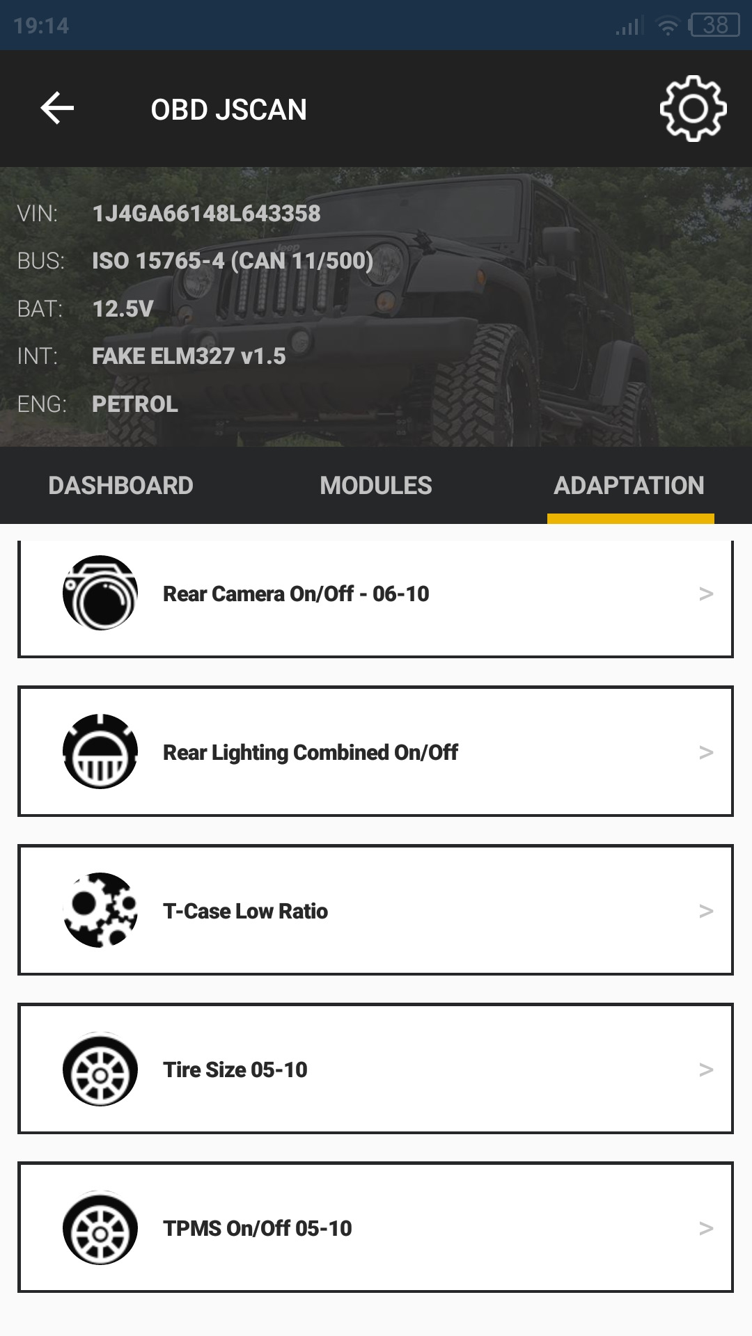 Обновление проги OBD JSCAN — Jeep Grand Cherokee (WK), 3 л, 2007 года ...