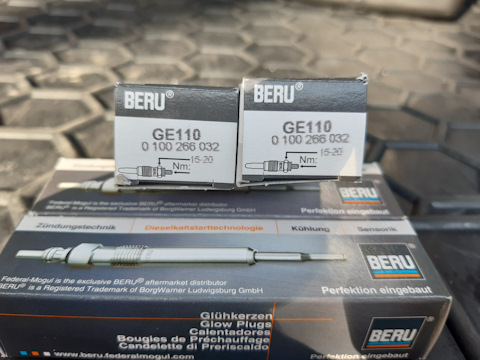 GE110 Свеча накаливания 94103 BERU | Запчасти на DRIVE2