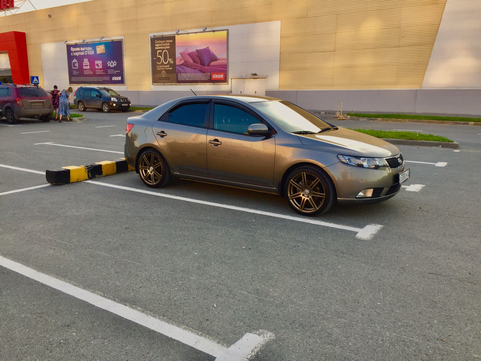 Тонировка лобового и боковых стёкол атермальной пленкой — KIA Cerato (2G), 1,6 л, 2010 года ...