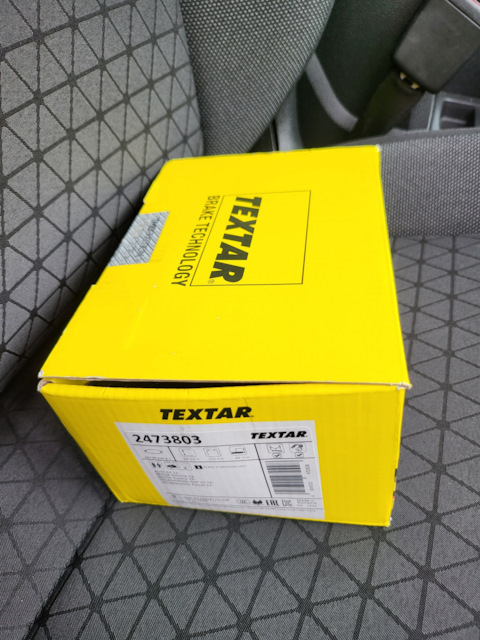 2473803 Комплект тормозных колодок. Передняя ось TEXTAR | Запчасти на ...