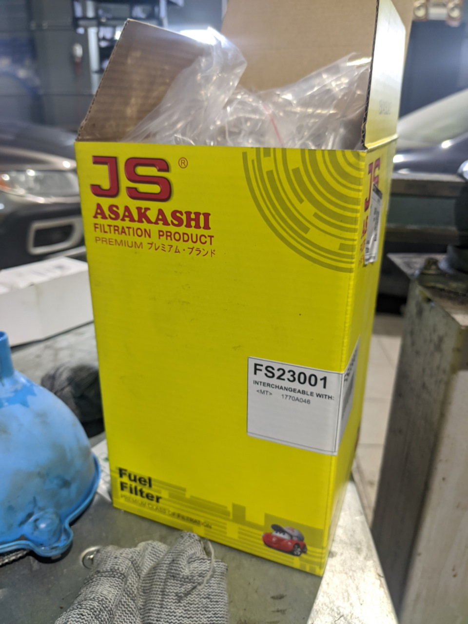 FS23001 Топливный фильтр (в баке) JS ASAKASHI | Запчасти на DRIVE2