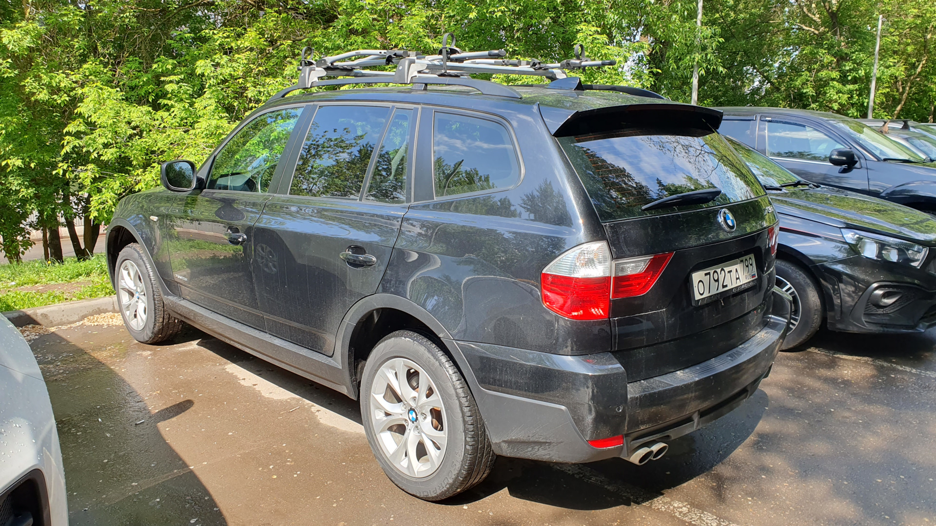 Тонировка задней полусферы — BMW X3 (E83), 2,5 л, 2010 года | стайлинг | DRIVE2