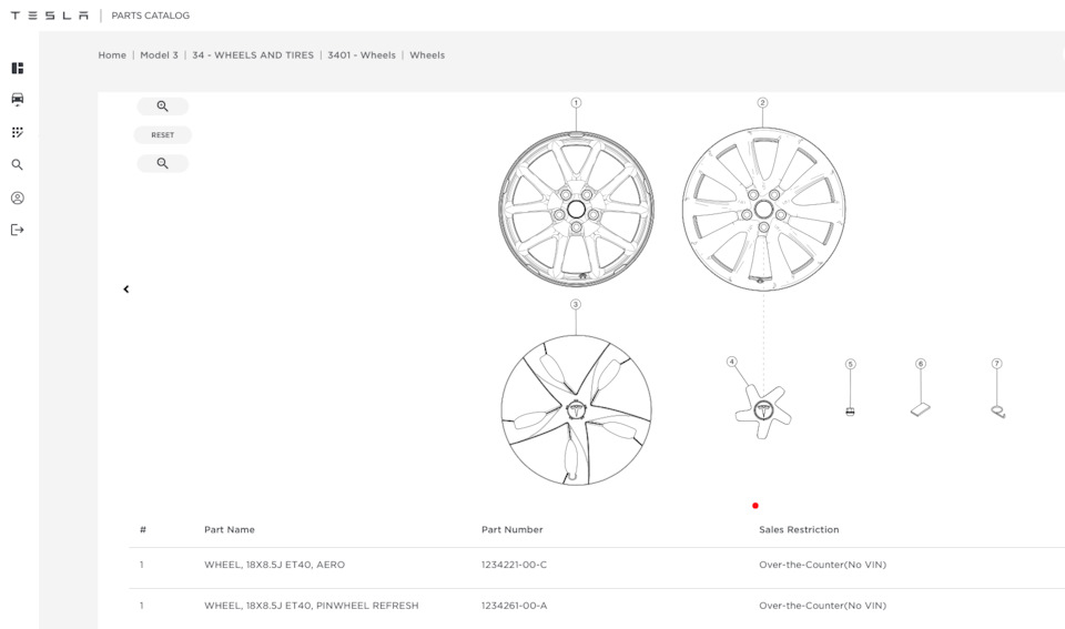 Комплект легкосплавных дисков на зиму — Tesla Model 3 (1G), 2021 года ...