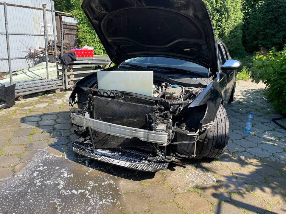 Установка увеличенного радиатора компрессора 3.0TFSI + разделяем ...