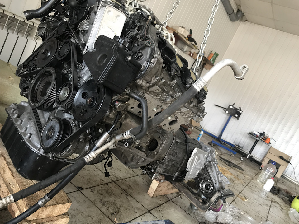 Акпп и двс в строю )) — Mercedes-Benz M-Class (W164), 3,5 л, 2005 года ...