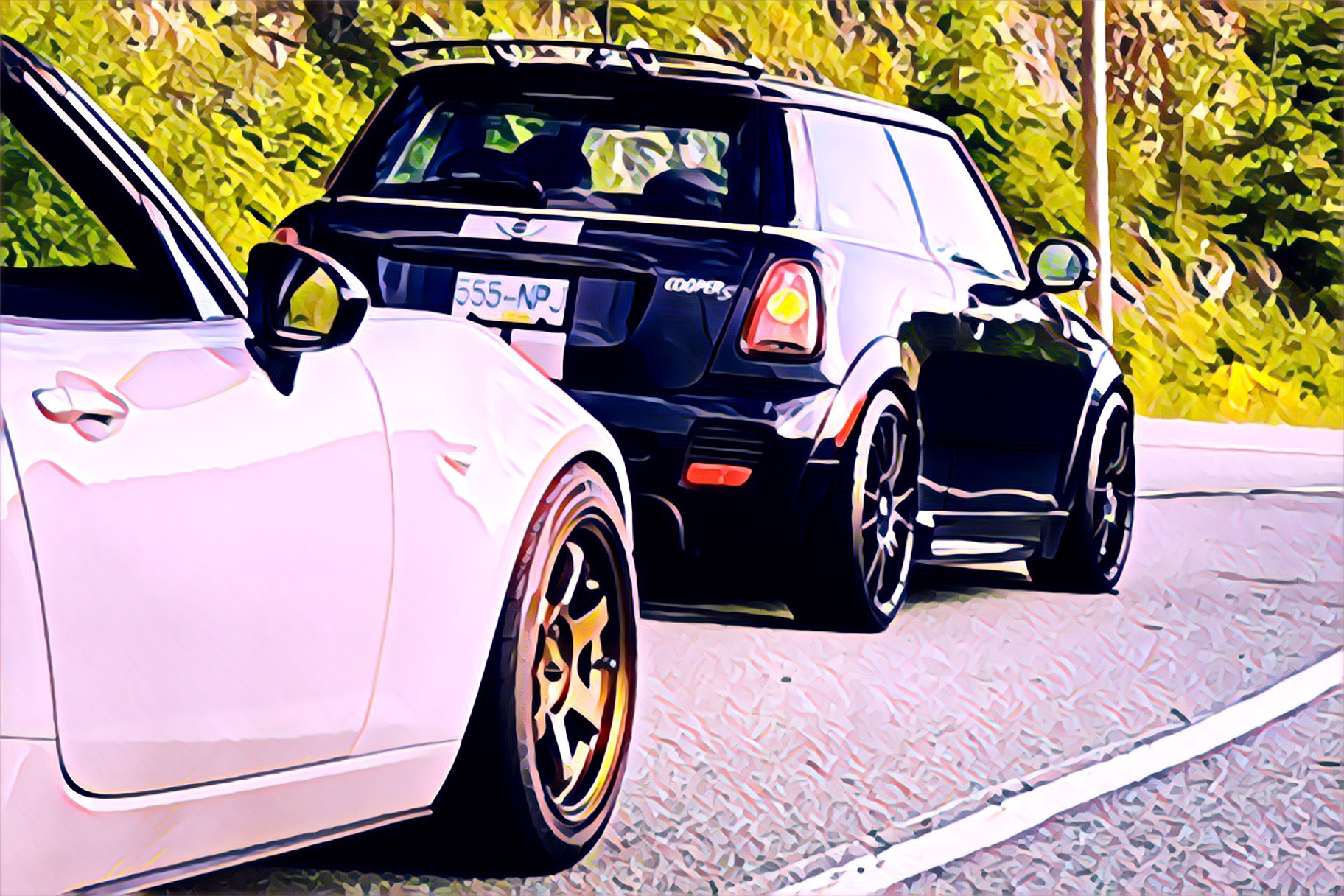 Сравнение MINI R56 vs MIATA MX5 MD — MINI Cooper S Mk II, 1,6 л, 2009 ...