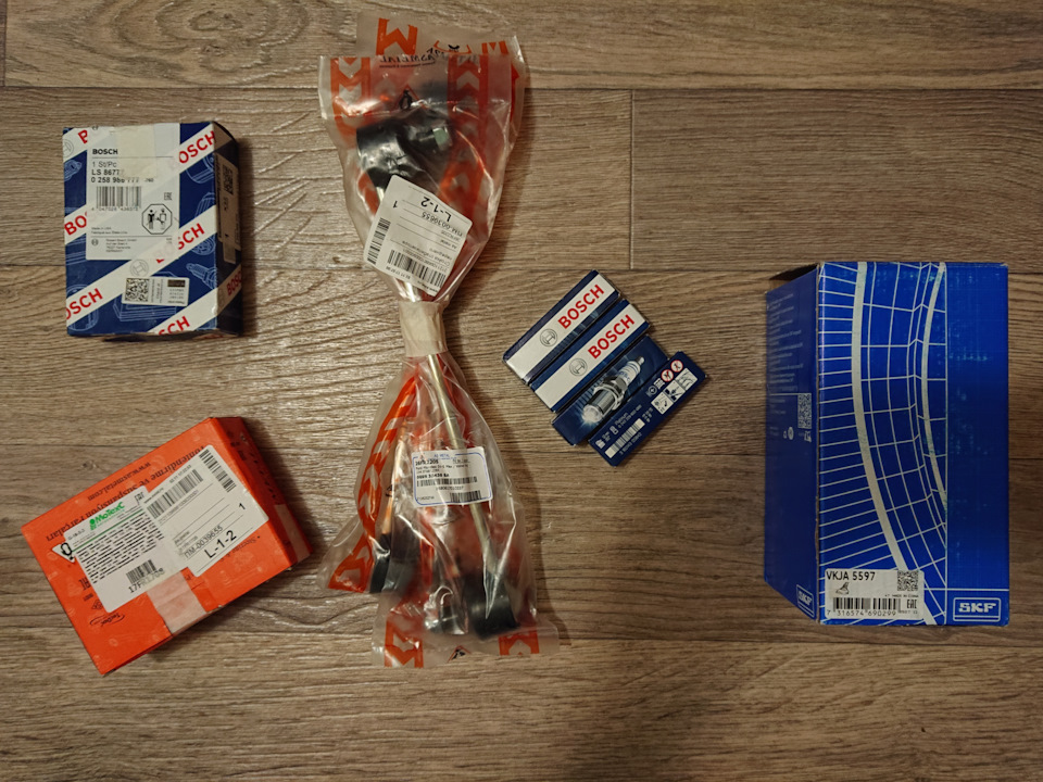 Замена гранаты, лямбды, рулевых наконечников, стоек стаба и свечей ...