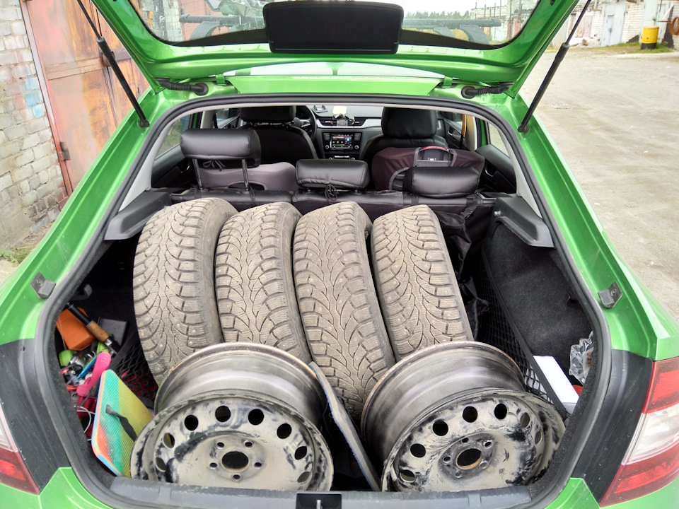 Ещё раз про багажник. — Skoda Rapid (1G), 1,6 л, 2018 года | аксессуары ...