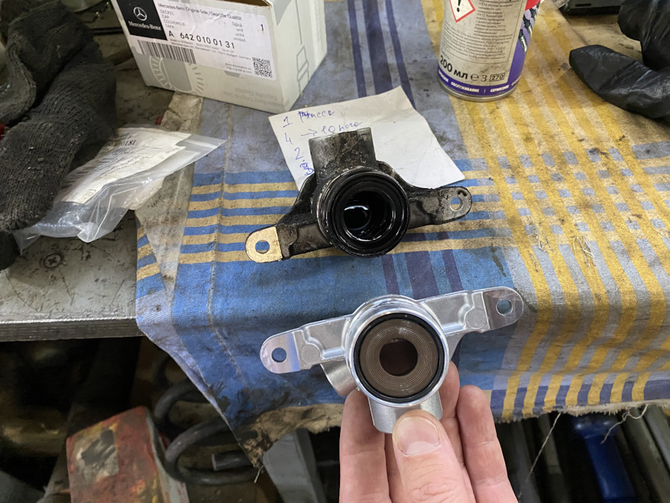 Замена углового переходника — Mercedes-Benz M-Class (W164), 3,2 л, 2006 ...