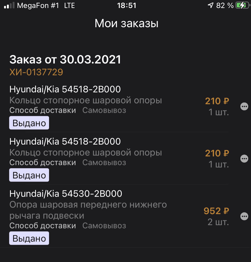 545302B000 Шаровая опора подвески KIA HYUNDAI | Запчасти на DRIVE2