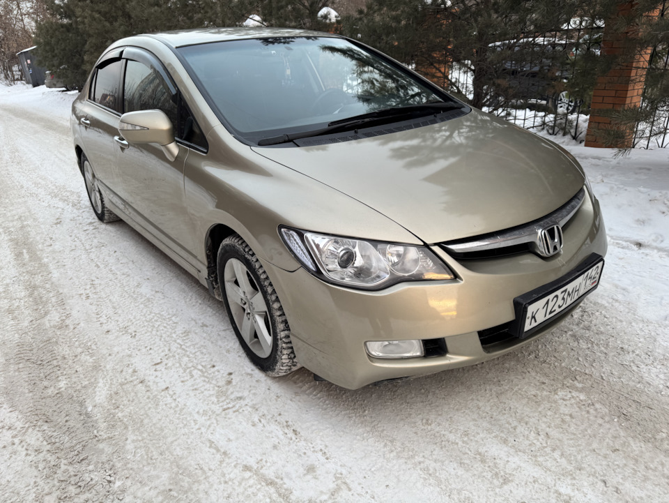 Установка линзы K3 Ozoom, замена стекол — Honda Civic 4D (8G), 1,8 л ...