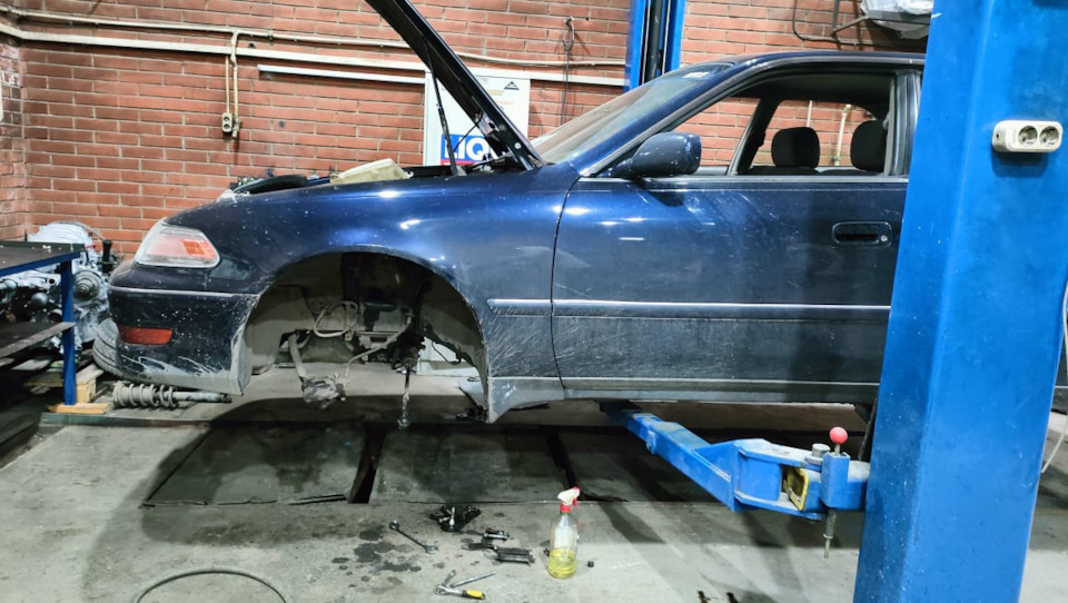 Ремонт подвески — Toyota Mark II (100), 2 л, 1999 года | своими руками ...