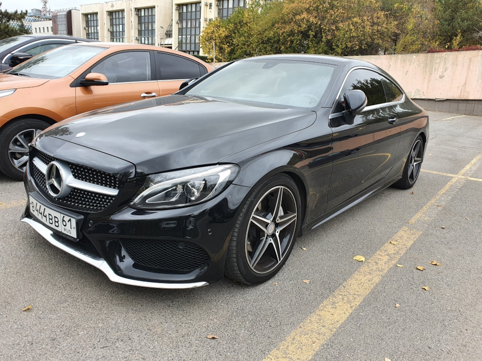 Установка пружин h&r — Mercedes-Benz C-class Coupe (C205), 1,6 л, 2016 года | стайлинг | DRIVE2