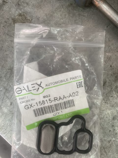 15815RAAA02 Прокладка фильтра Honda | Запчасти на DRIVE2