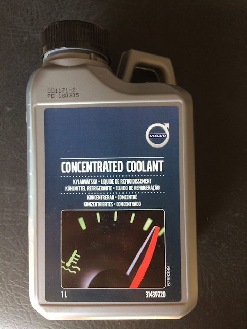 31439721 АНТИФРИЗ 4Л (КОНЦ) / ANTI-FREEZE Volvo | Запчасти на DRIVE2