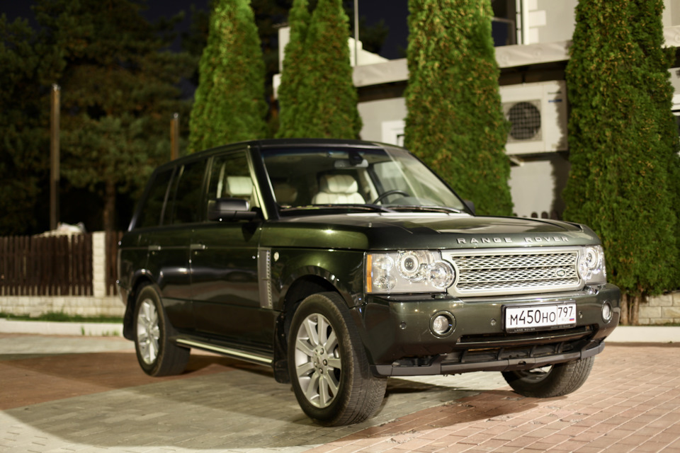 Вечерний Tonga Green (904) — Land Rover Range Rover (3G), 4,2 л, 2006 ...