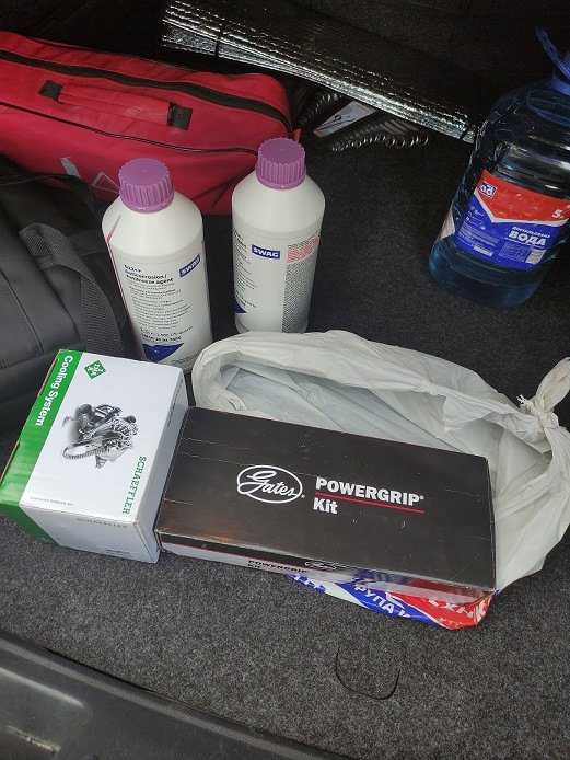 Замена комплекта ГРМ, помпы антифриза + масло в АКПП(DSG6) — Volkswagen ...