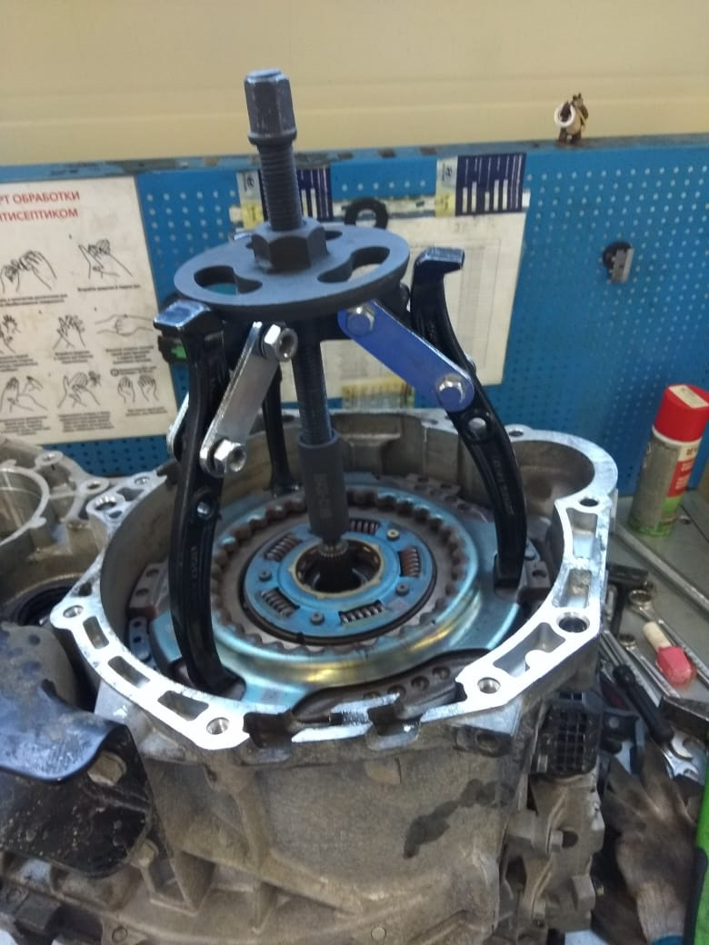 Замена двойного сцепления DCT7 — Hyundai Tucson (TL), 1,6 л, 2016 года ...